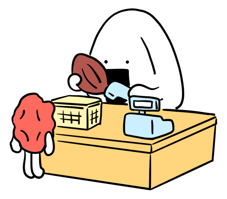 レジ フリーなイラスト素材集 フリイラくん